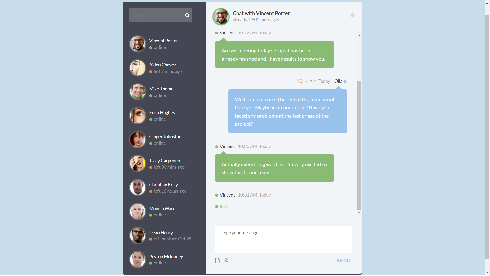 CSS Chat Boxes AppCode