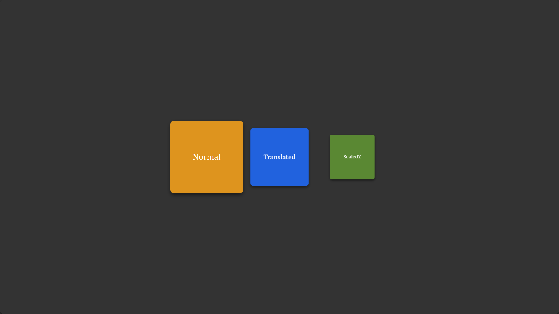 The CSS ScaleZ Function AppCode