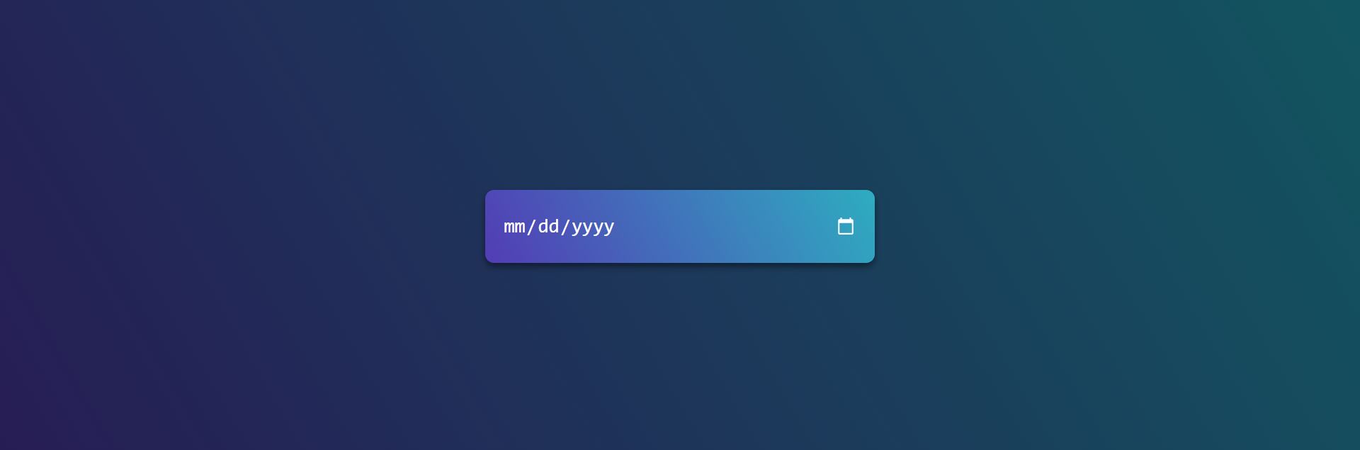 How To Remove The Calendar On Html Input Type Date Appcode