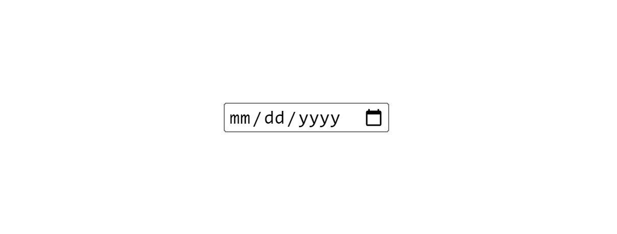 How To Remove The Calendar On Html Input Type Date Appcode